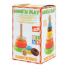 Pyramide en bois 6 anneaux WOOD N PLAY : King Jouet Suisse, Activités d ...