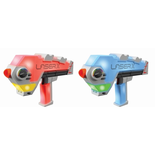 Pistolets Laser X Double Blaster Evolution Lansay : King Jouet, Nerf et ...