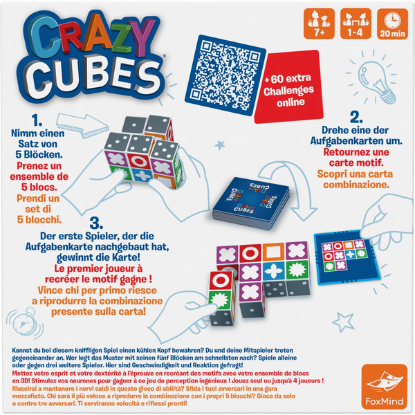 Crazy cubes : King Jouet Suisse, Jeux de stratégie et de réflexion