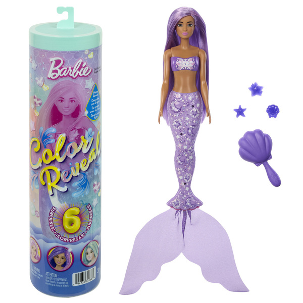 Poupée Barbie Color Reveal sirène Mattel : King Jouet Luxembourg ...