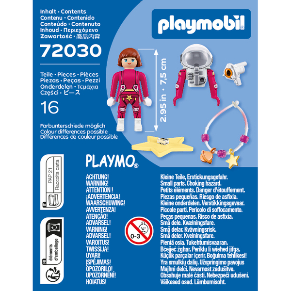 72030 – Playmobil – Astronaute féminine Playmobil : King Jouet ...