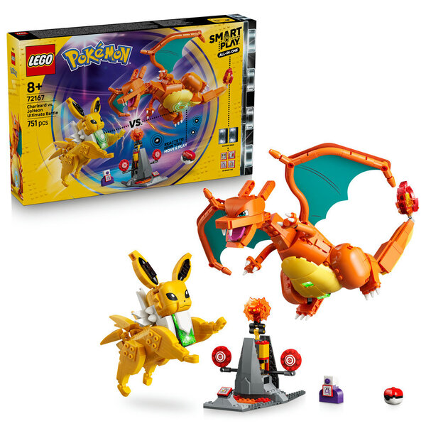 72167 - LEGO® Pokémon - SMART Play : Le combat ultime entre Dracaufeu ...