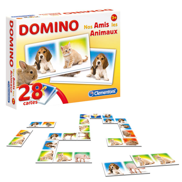 Domino Nos Amis les Animaux Clementoni : King Jouet Suisse, Premiers ...