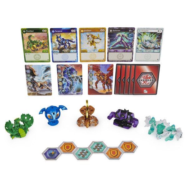 Bakugan - Coffret Geogan Brawler Pack - Saison 3 Geogan Rising Spin ...